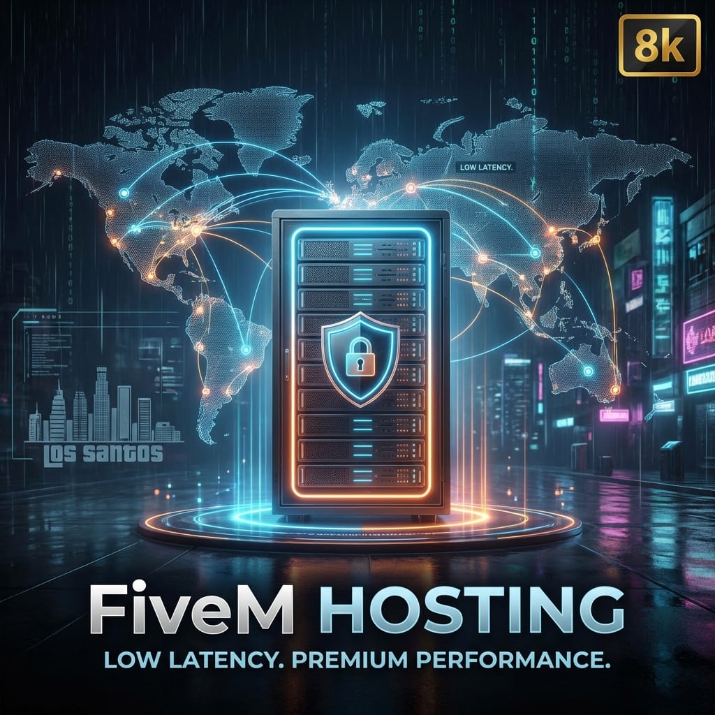 FiveM Sunucu Kiralama | Düşük Ping & Yüksek Performans | Weridata